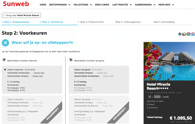 Sunweb Kortingscode » 25% EXTRA korting | Luchthaven.nl